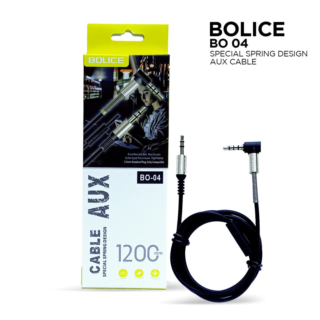 Bolice BO 04 Special Spring Design Aux Cable - SHIHAB MOBILE PHONES LLC ...