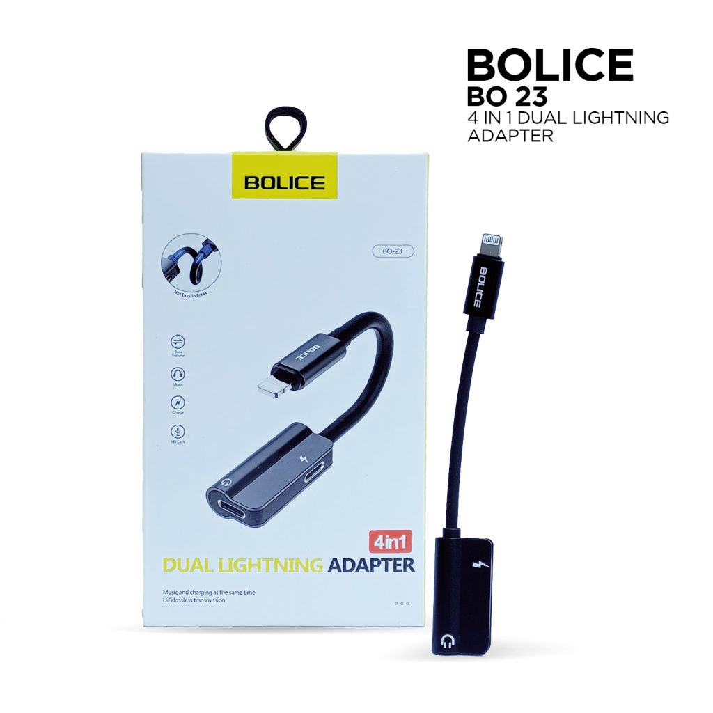Bolice BO 23 4 In 1 Dual Lightning Adapter - SHIHAB MOBILE PHONES LLC ...
