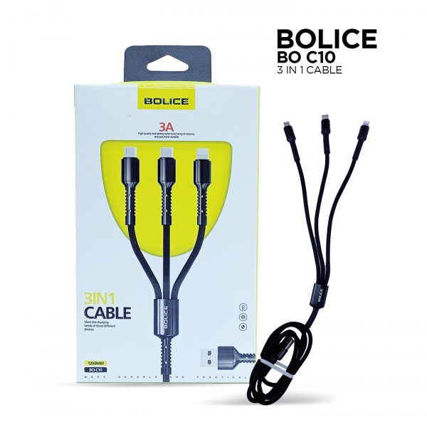 Bolice BO C10 3 In 1 Cable - SHIHAB MOBILE PHONES LLC | BOLICE | MOBILE ...
