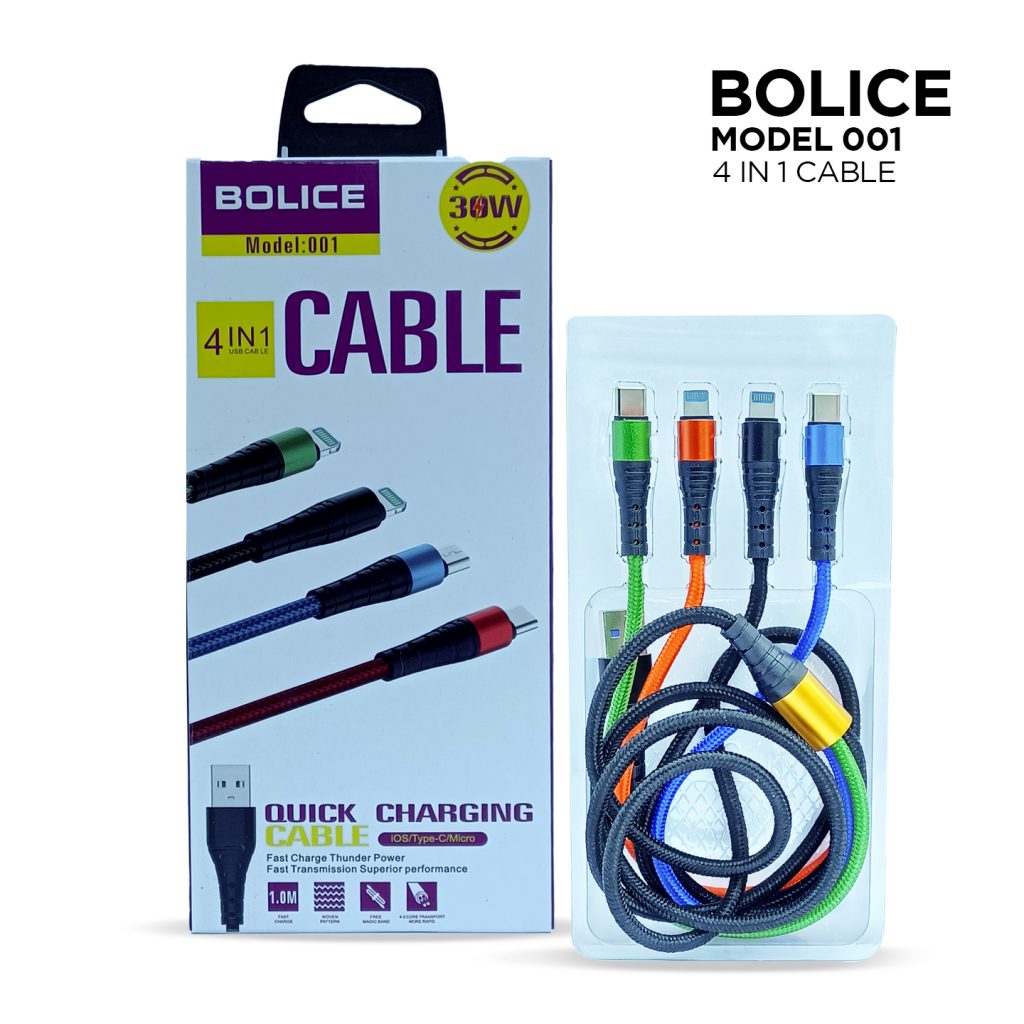Bolice Model 001 4 In 1 Cable - SHIHAB MOBILE PHONES LLC | BOLICE ...